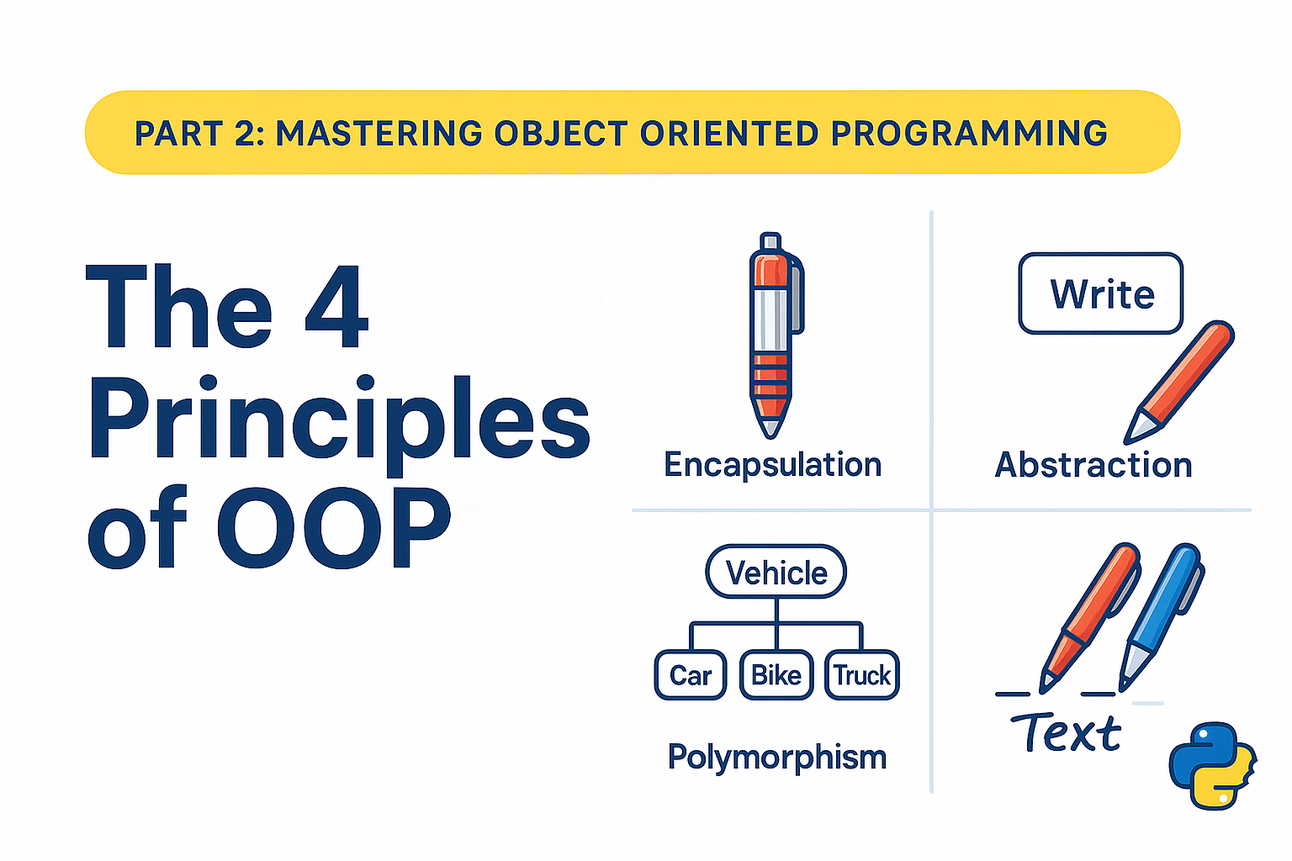 Part 2: Mastering Object Oriented Programming: The 4 Principals of OOP