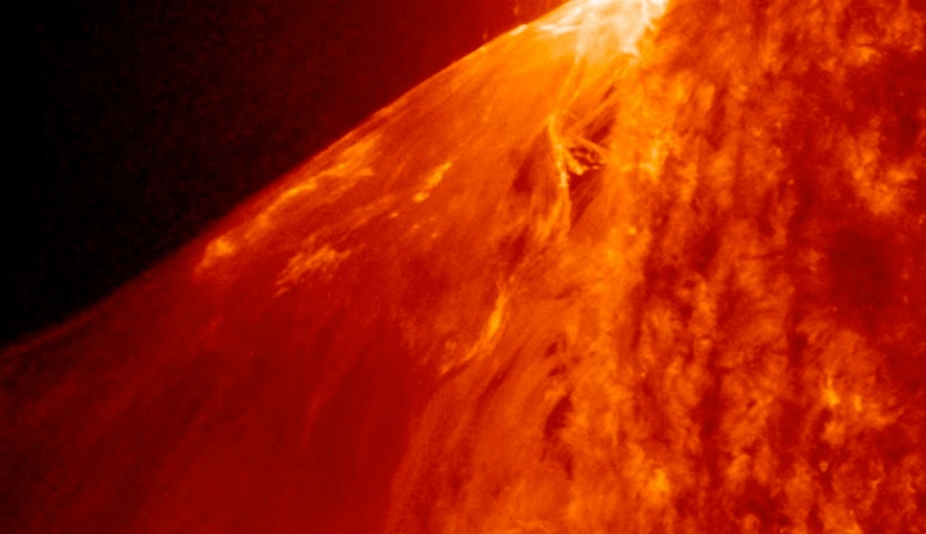NASA Captures a Monster Sun Prominence