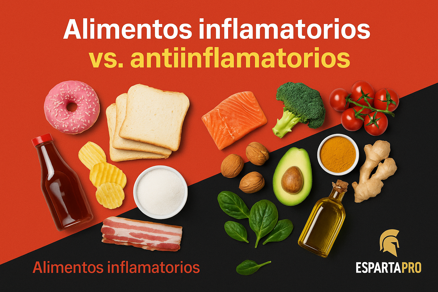 Alimentos Inflamatorios vs. Antiinflamatorios: Descubre el Impacto