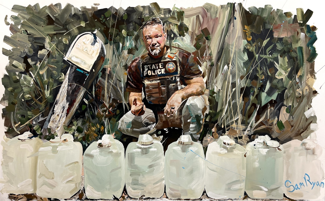 Painting my Dad for Father's Day