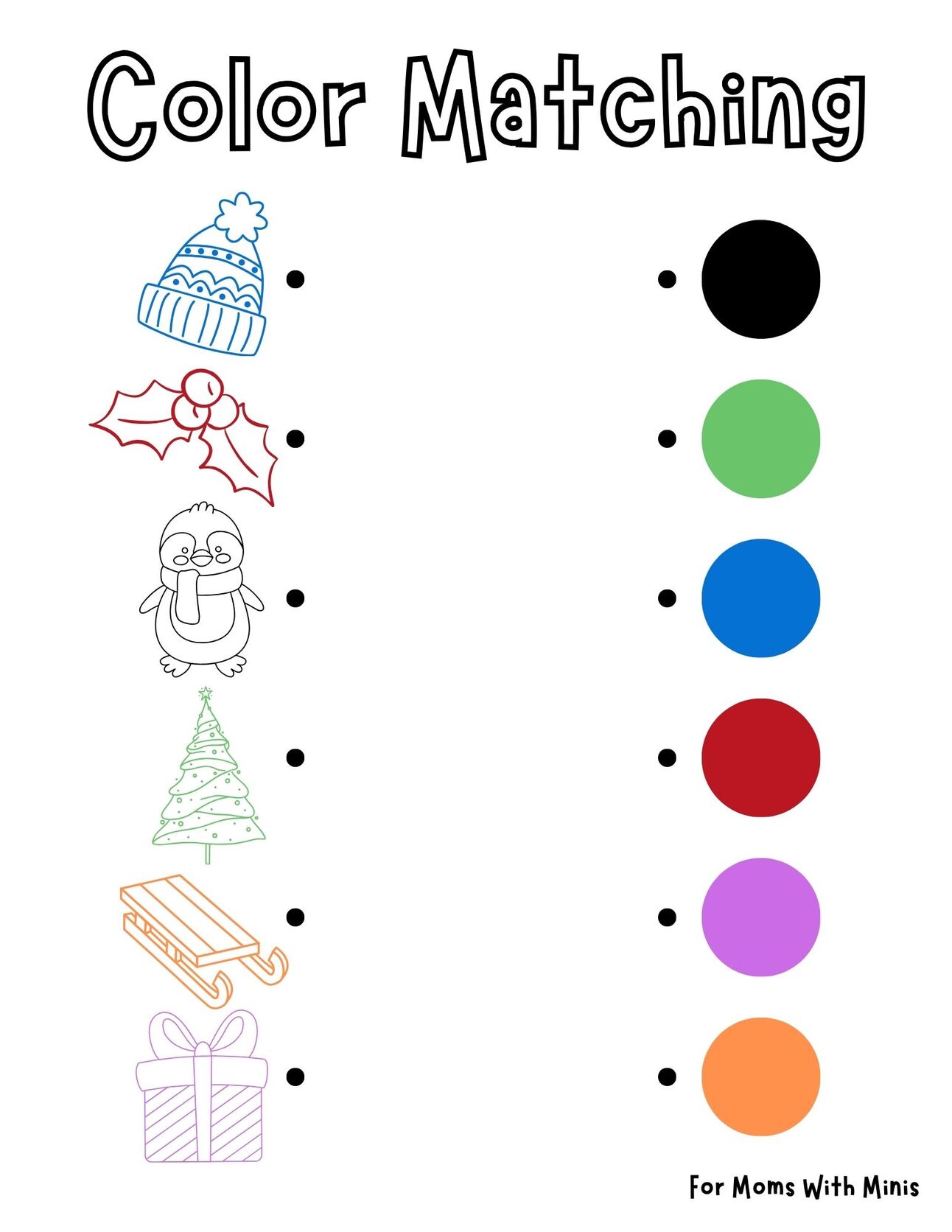 🎁 Winter Color Matching 🎄