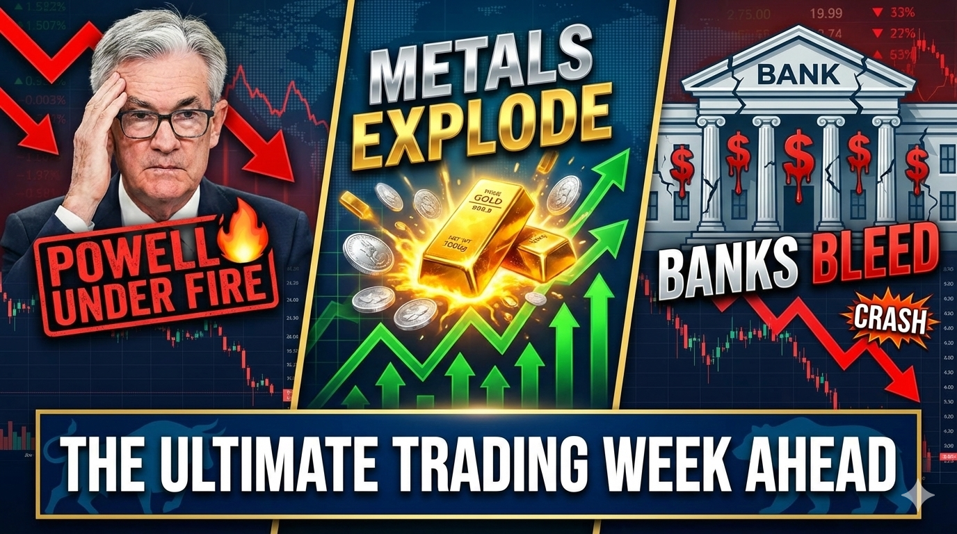 🚨 POWELL UNDER FIRE, METALS EXPLODE & BANKS BLEED: The Ultimate Trading ...