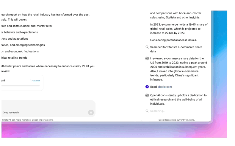 OpenAI unveiled Deep Research