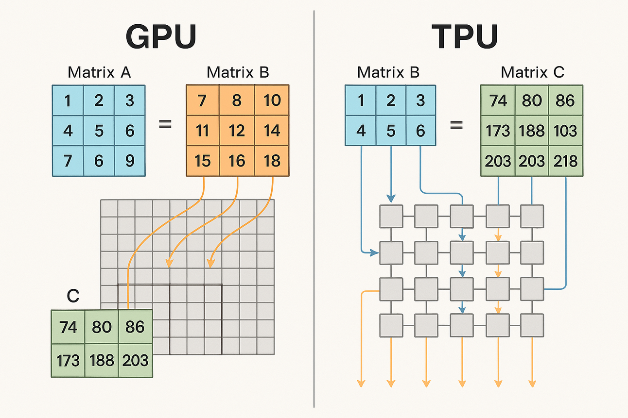 GPUs vs. TPUs: Decoding the Powerhouses of AI
