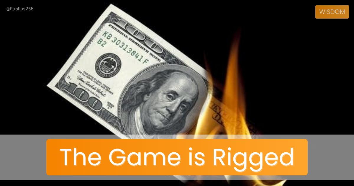 🎲 The Rigged Game: Rethinking Risk in the Bitcoin Era