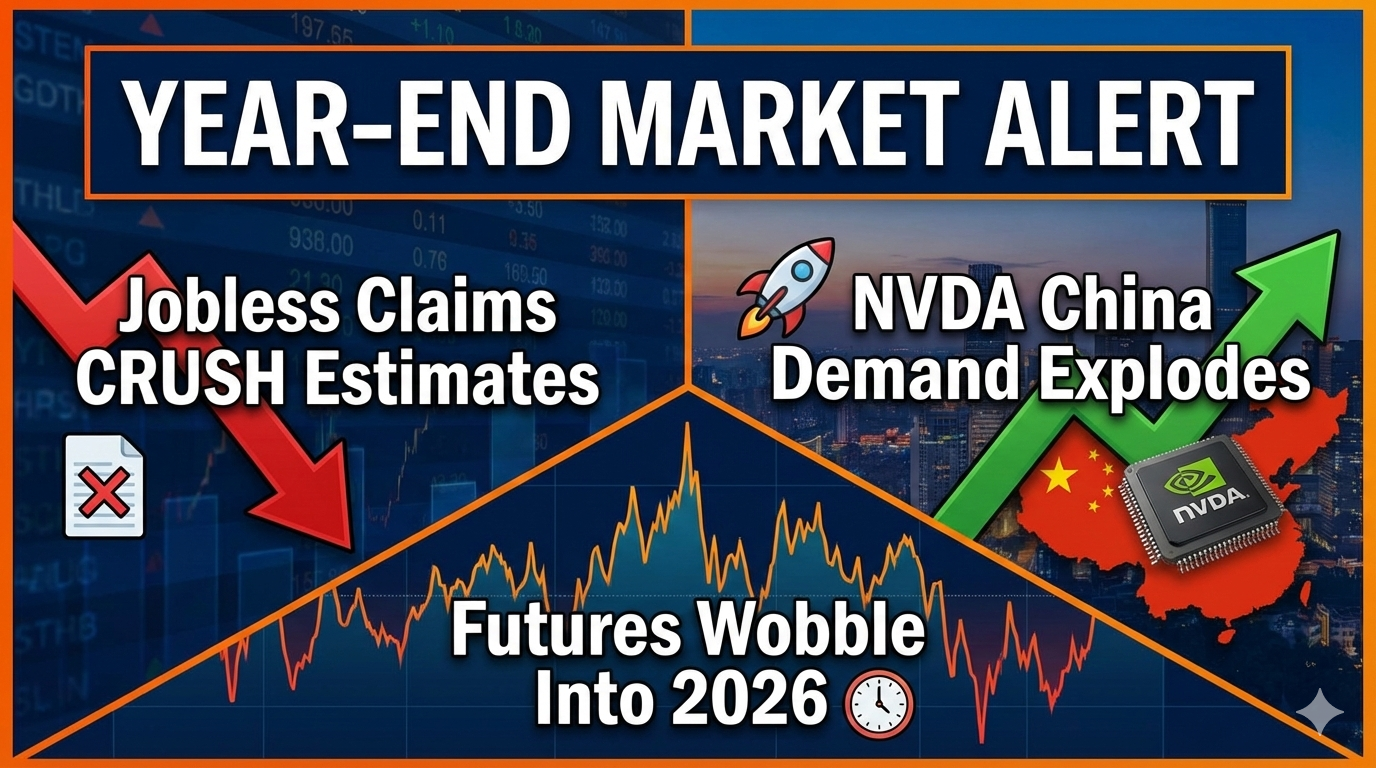 🚨 YEAR-END MARKET ALERT: Jobless Claims CRUSH Estimates As Futures ...