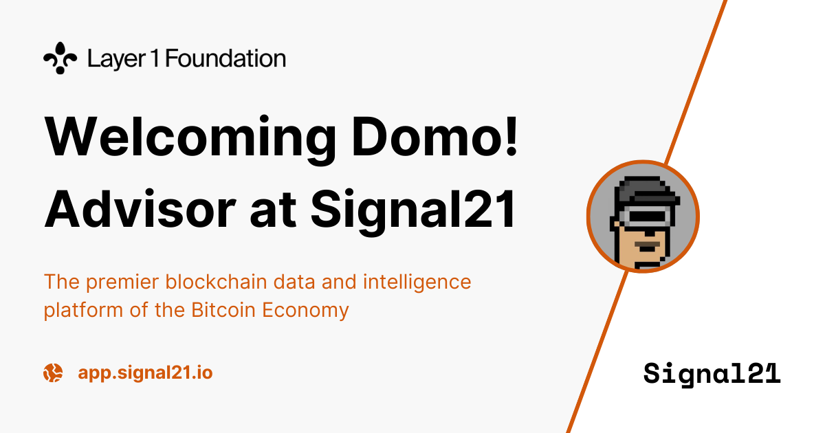 Welcoming Domo! New Advisor at Signal21