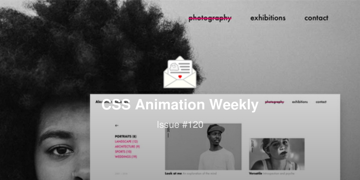 CSS Animation Weekly #120