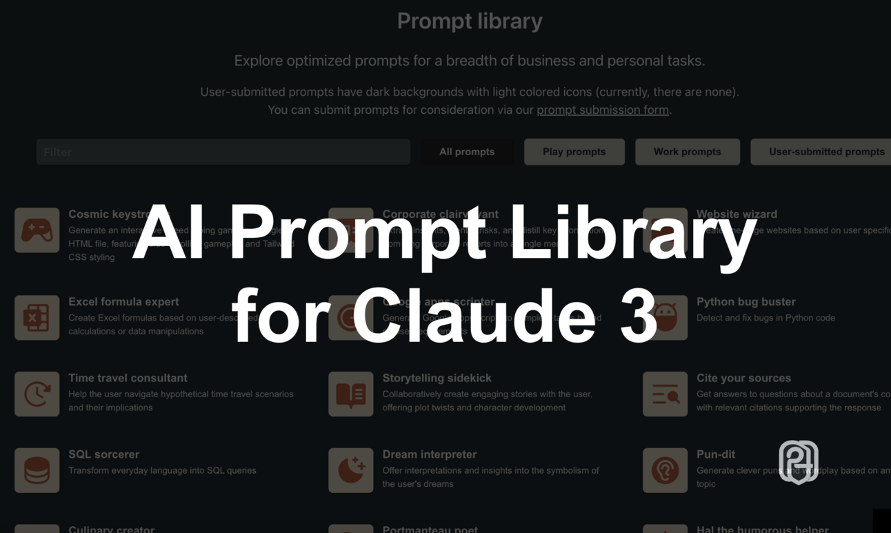Anthropic Released Claude 3 Ai Prompt Library