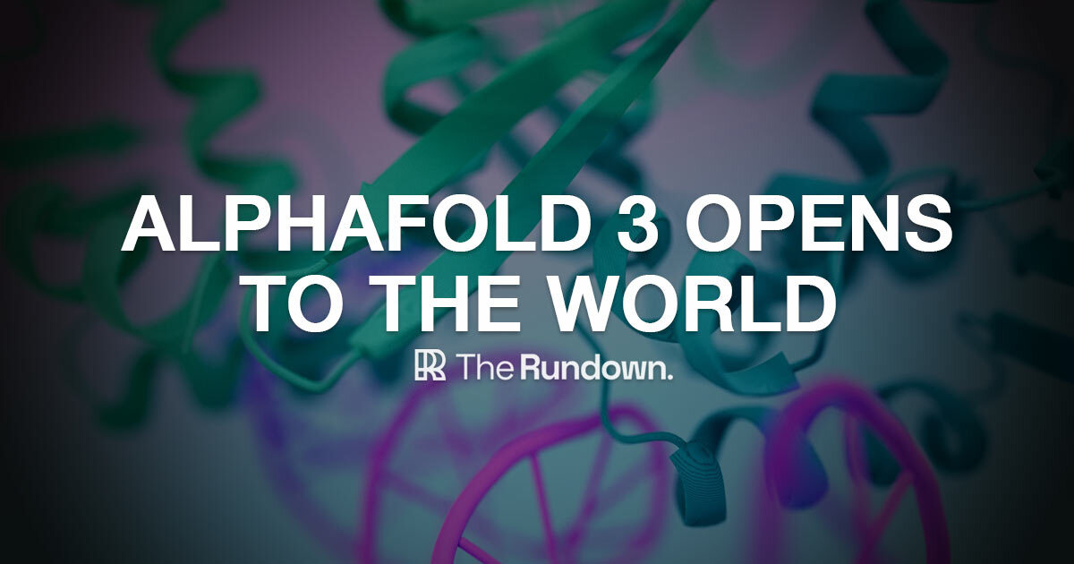 AlphaFold 3 opens to the world | BARD AI