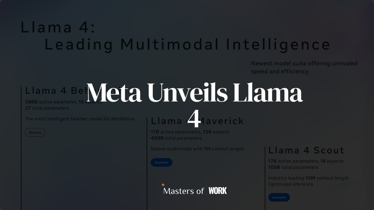 Meta Unveils Llama 4