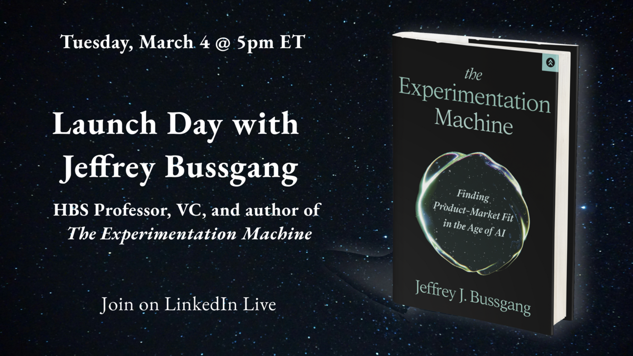 The Experimentation Machine Launch Day Live