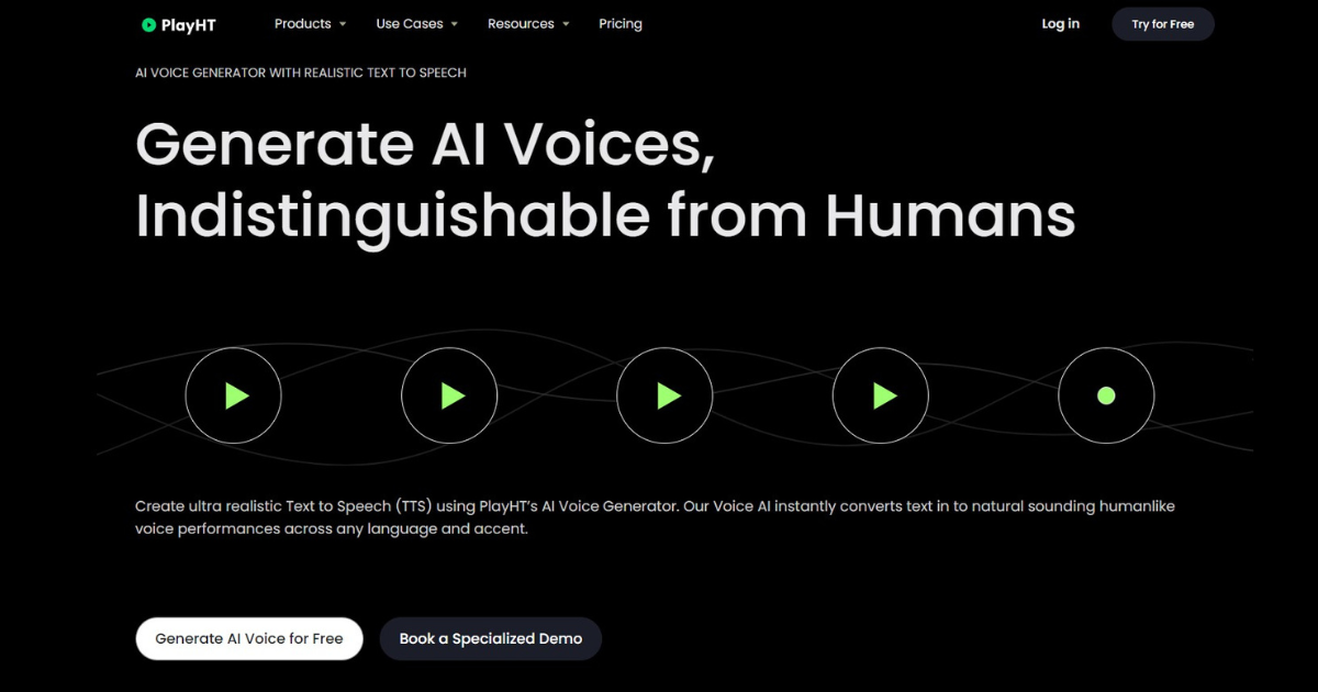 Play.ht: Transforming Text to Voice with AI