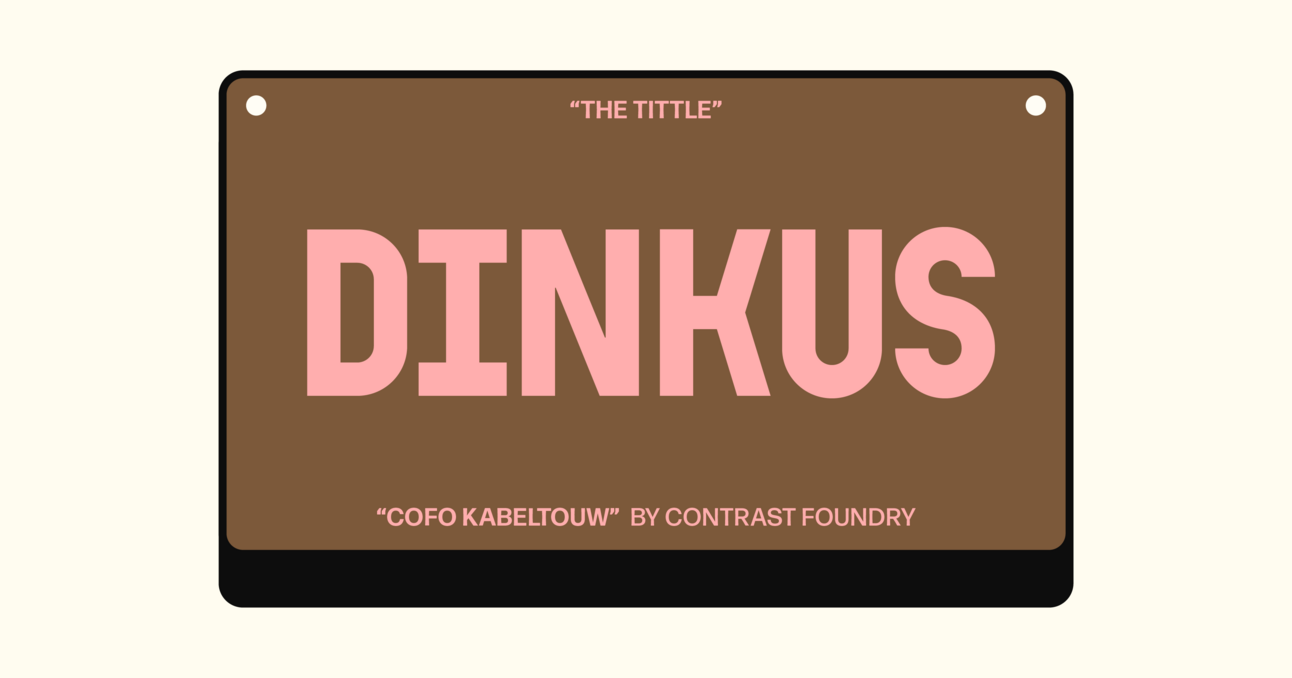Today's Tittle: Dinkus