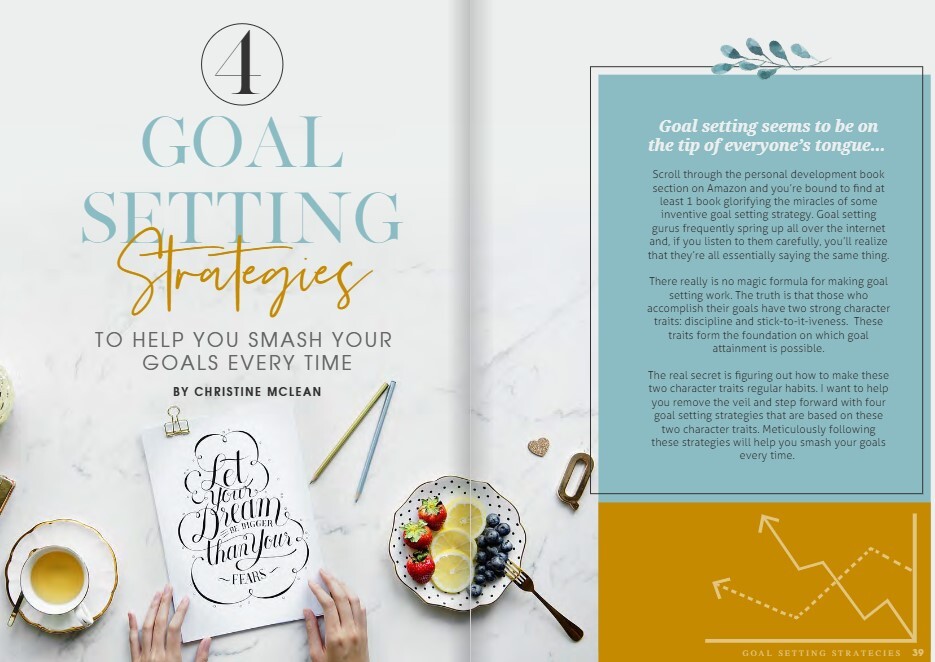 4 Goal setting strategies to help you smash your goals every time