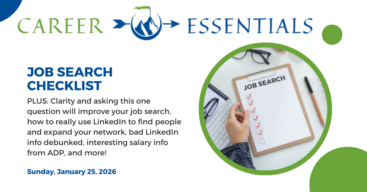 Feeling Stuck? Start Your Job Search With This Simple Checklist