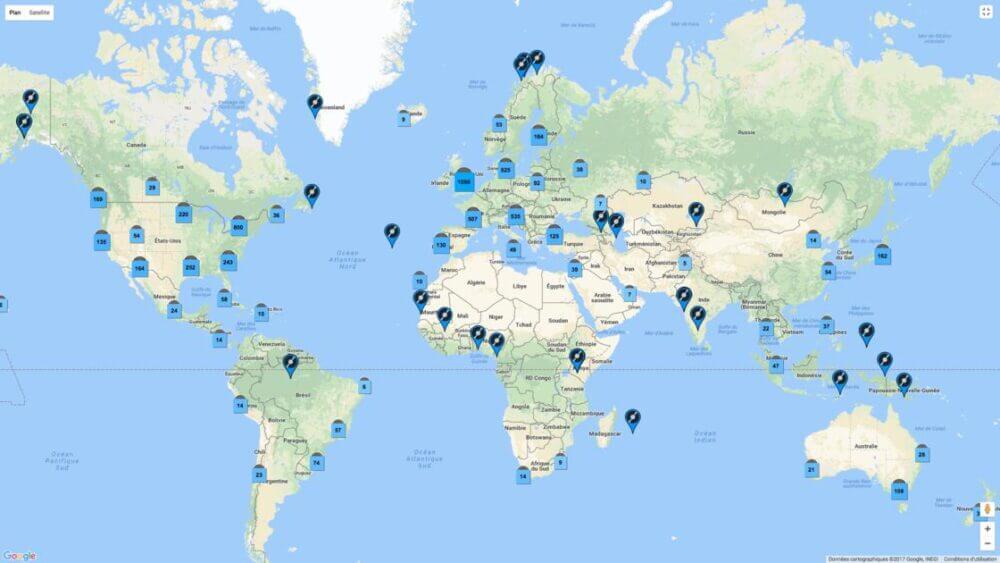 Mapa te mostra todas as lojas de vinil do mundo
