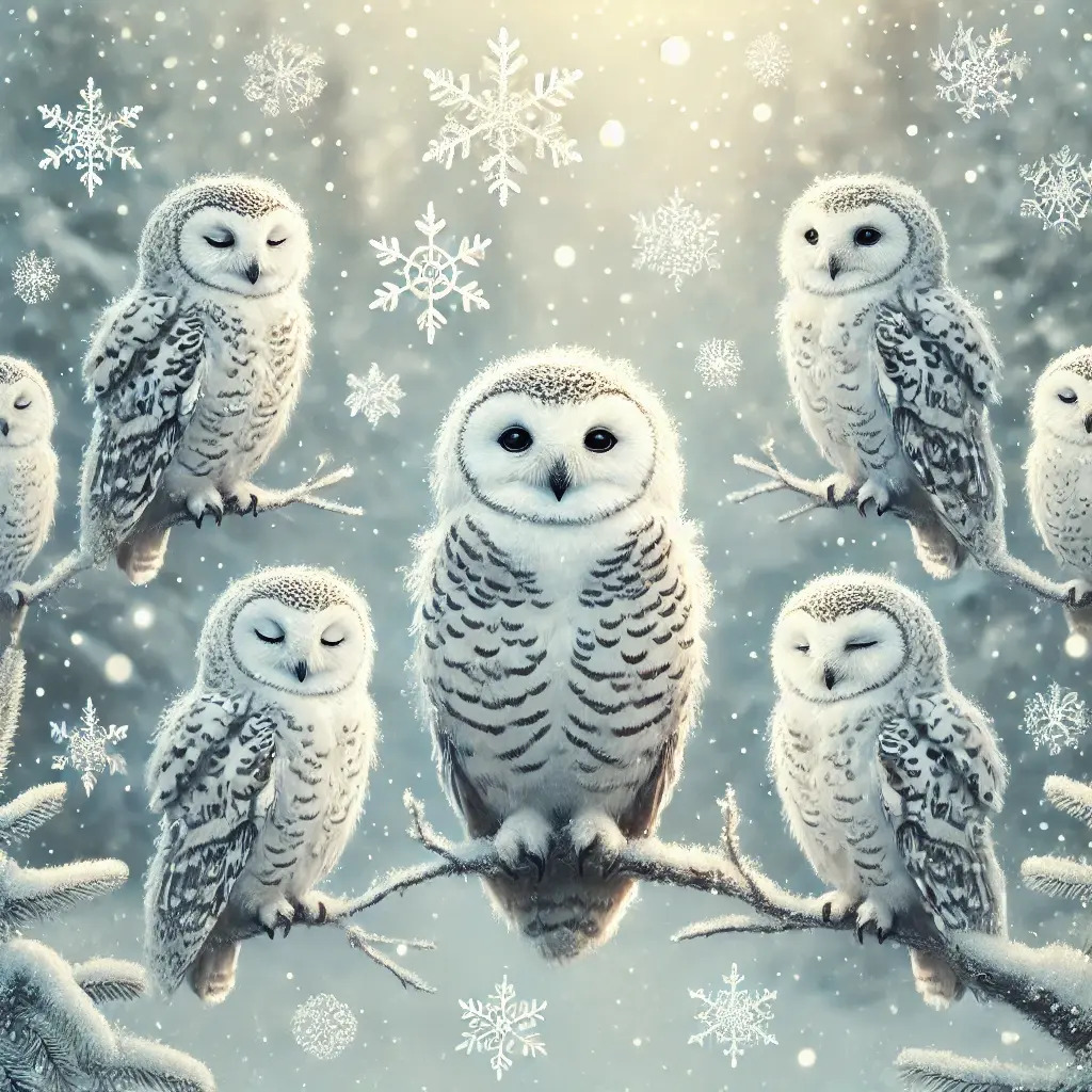 Every snowy owl is unique