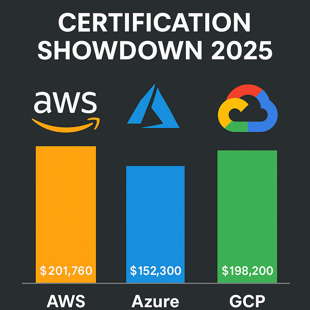 Cloud Certification Salary Showdown: AWS, Azure, GCP Compared