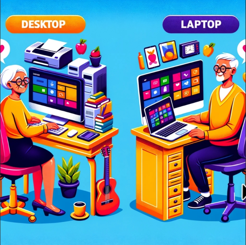 Desktop vs. Laptop 💻