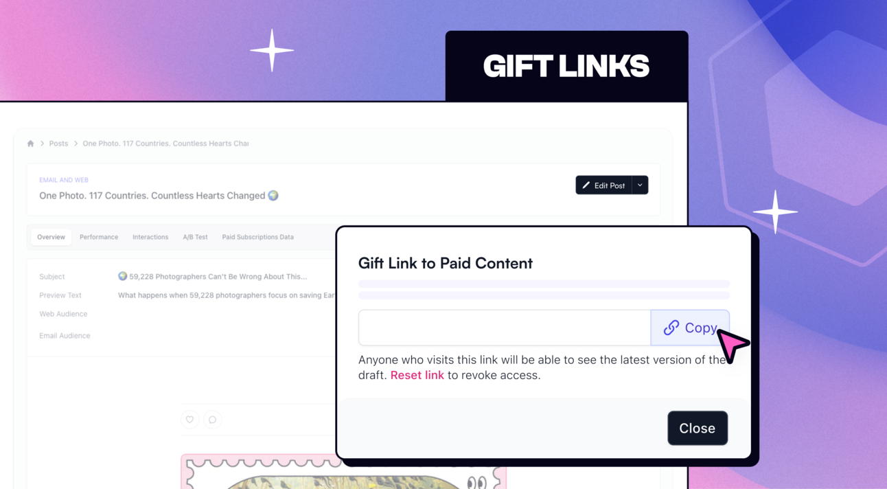 Gift Links are Present
