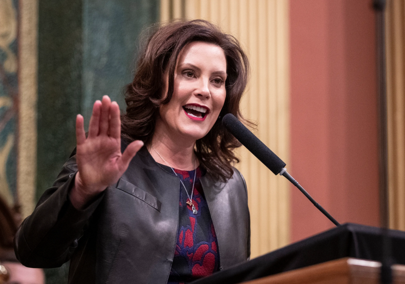 Gretchen Whitmer Hides From Cameras in Oval Office Stunt