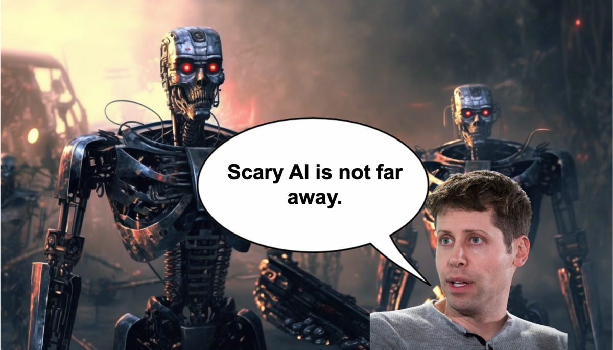 🧠 OpenAI CEO says we are close to "scary AI"