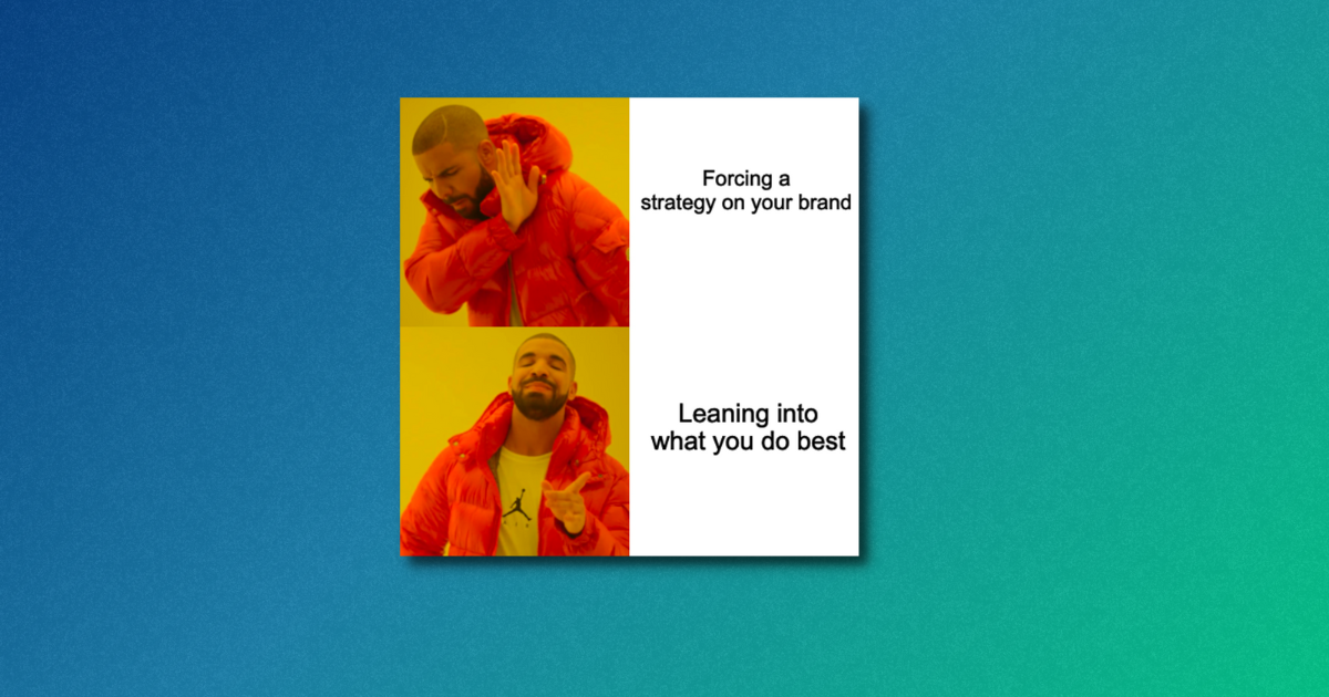 Not good at memes? Steal this strategy instead