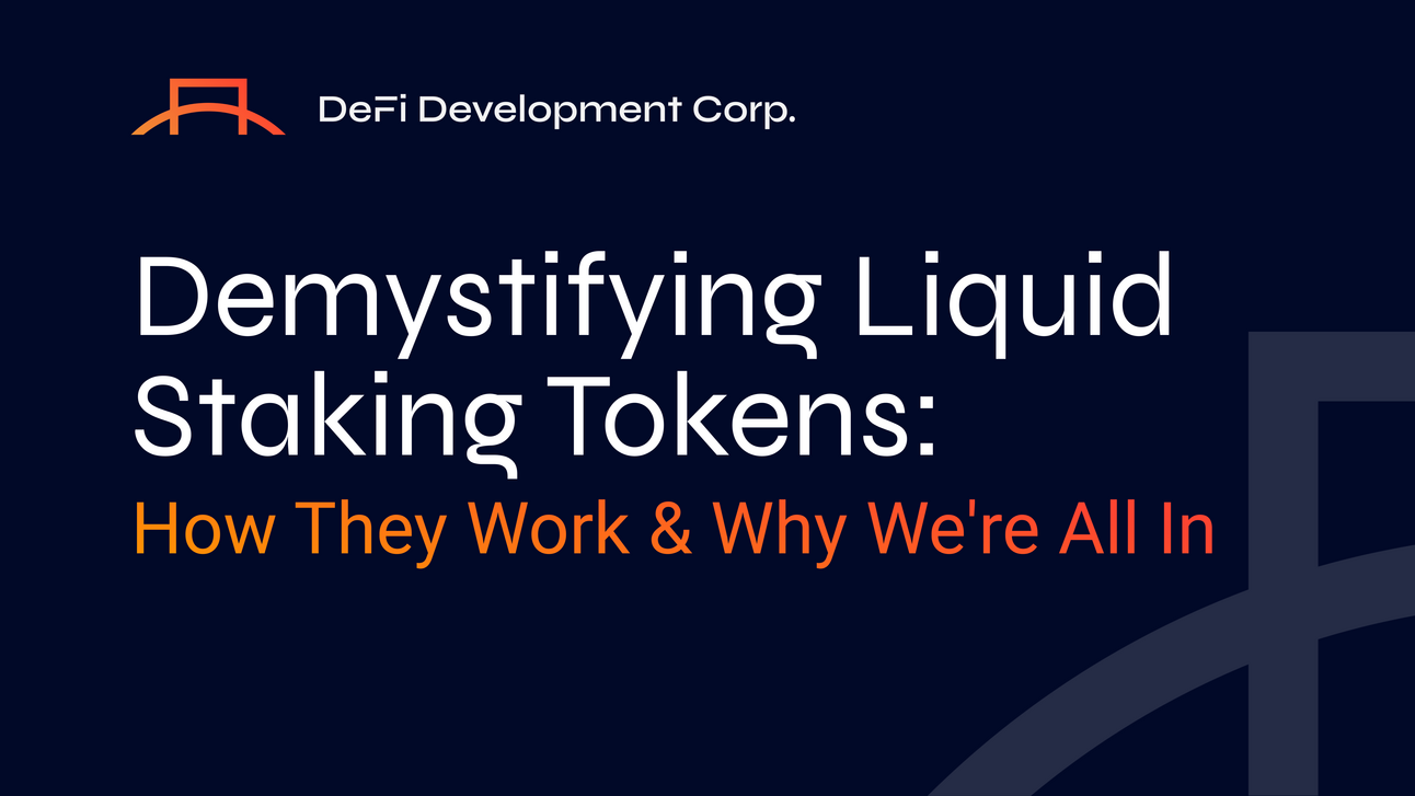 Demystifying Liquid Staking Tokens: How They Work & Why We're All In