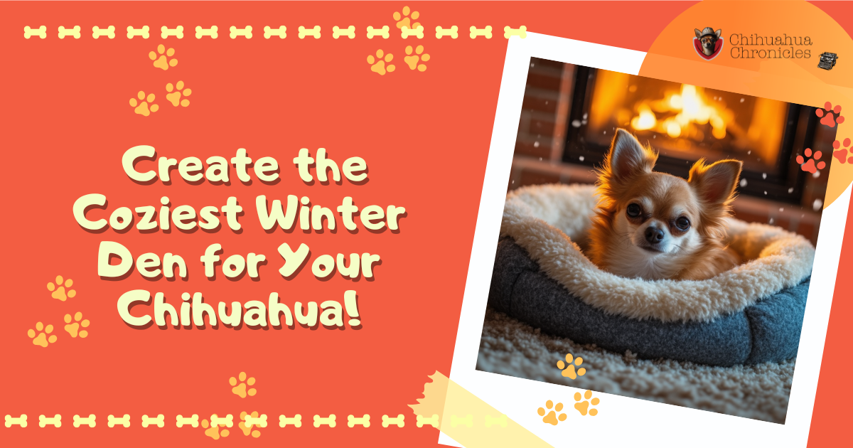 🐾 Create the Coziest Winter Den for Your Chihuahua!