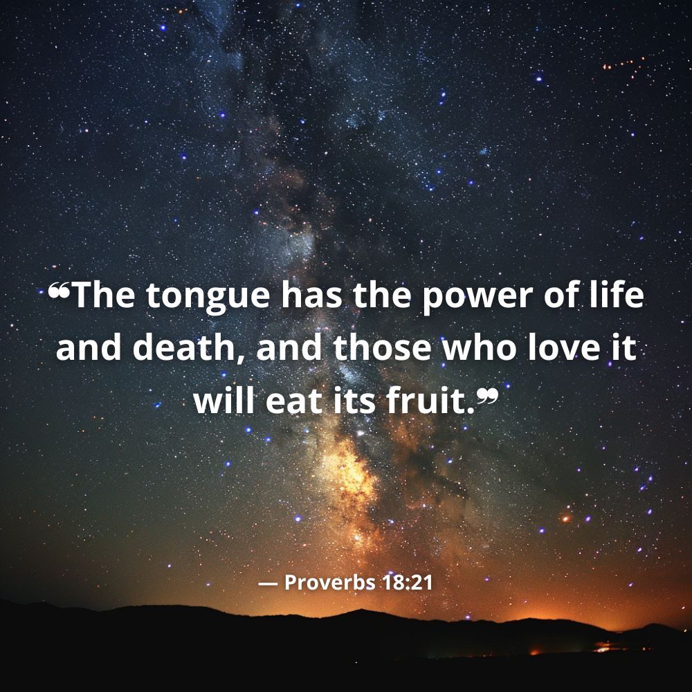 🙏 Verse of the Day: Proverbs 18:21