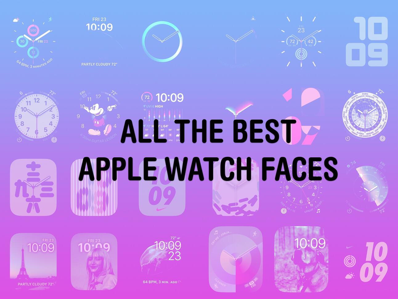 Coolest Apple Watch faces