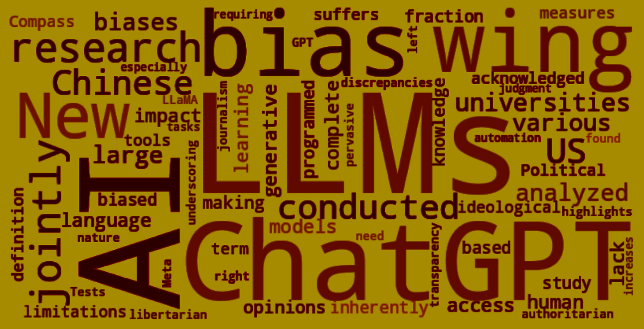 Inherent bias of AI models confirmed