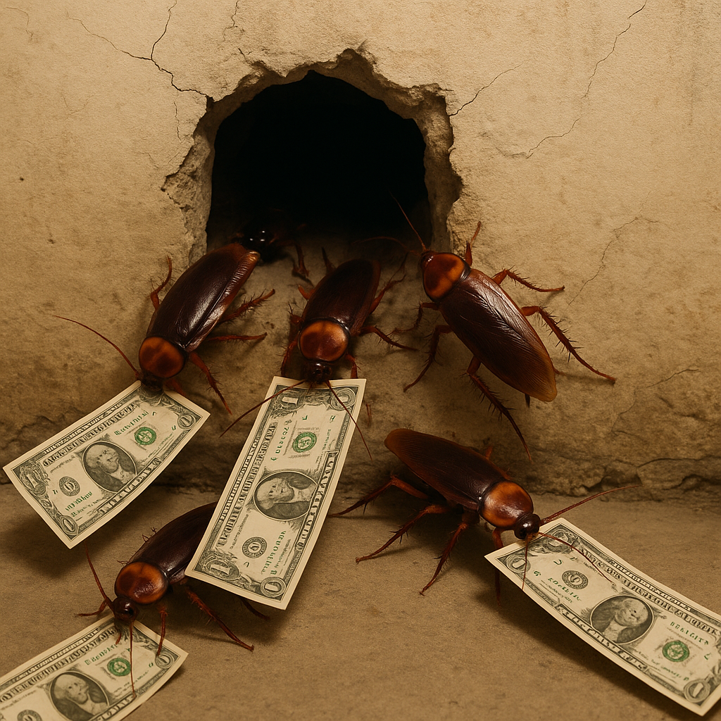 🪳Credit cockroaches