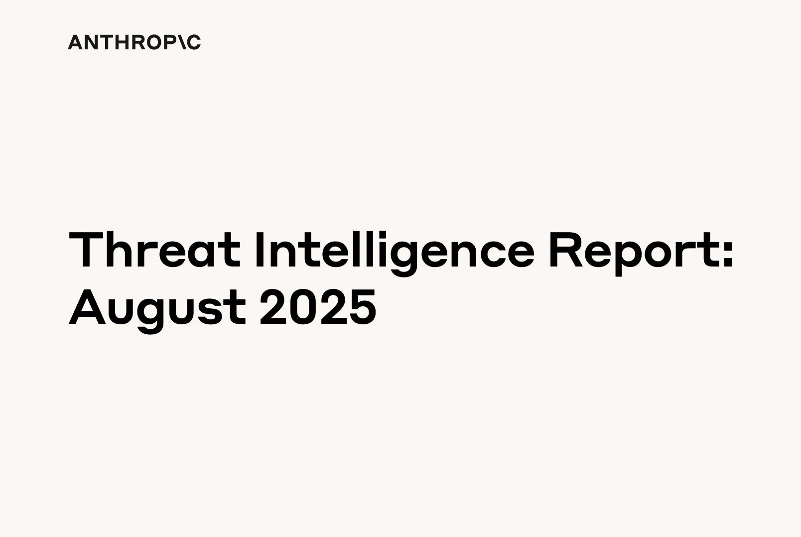 How Cybercriminals Are Weaponizing AI [Anthropic Report]