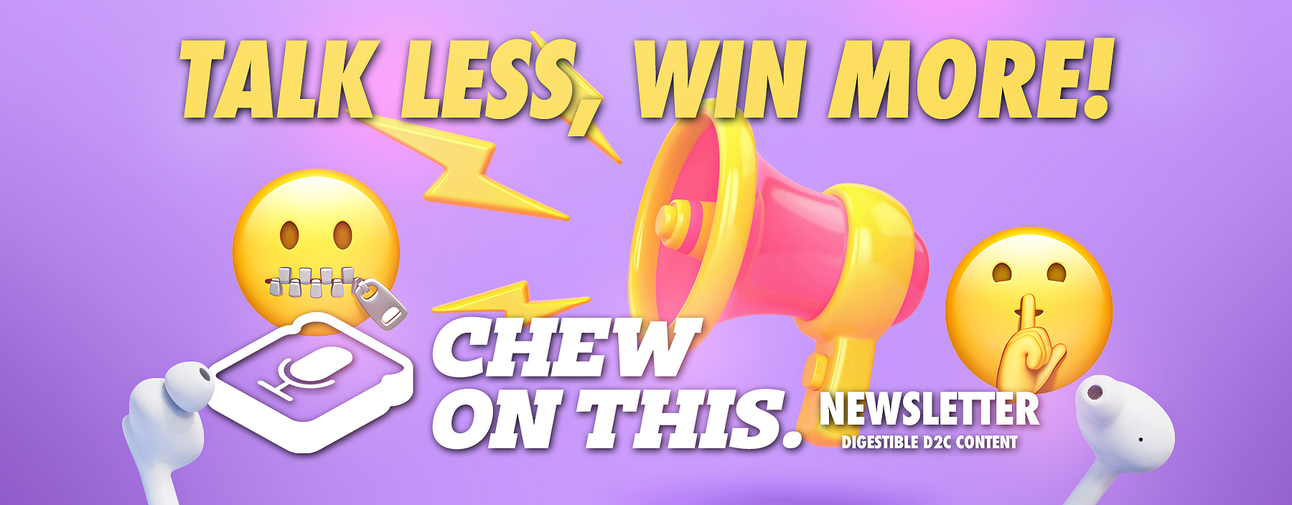 🥗 Talk Less, Win More!