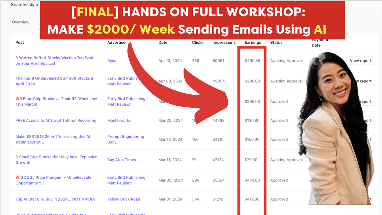 [RESULTS] Made $2000/ Week using AI emails! 🔥