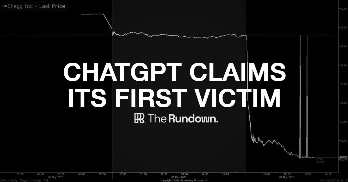🤖 ChatGPT just claimed its first victim