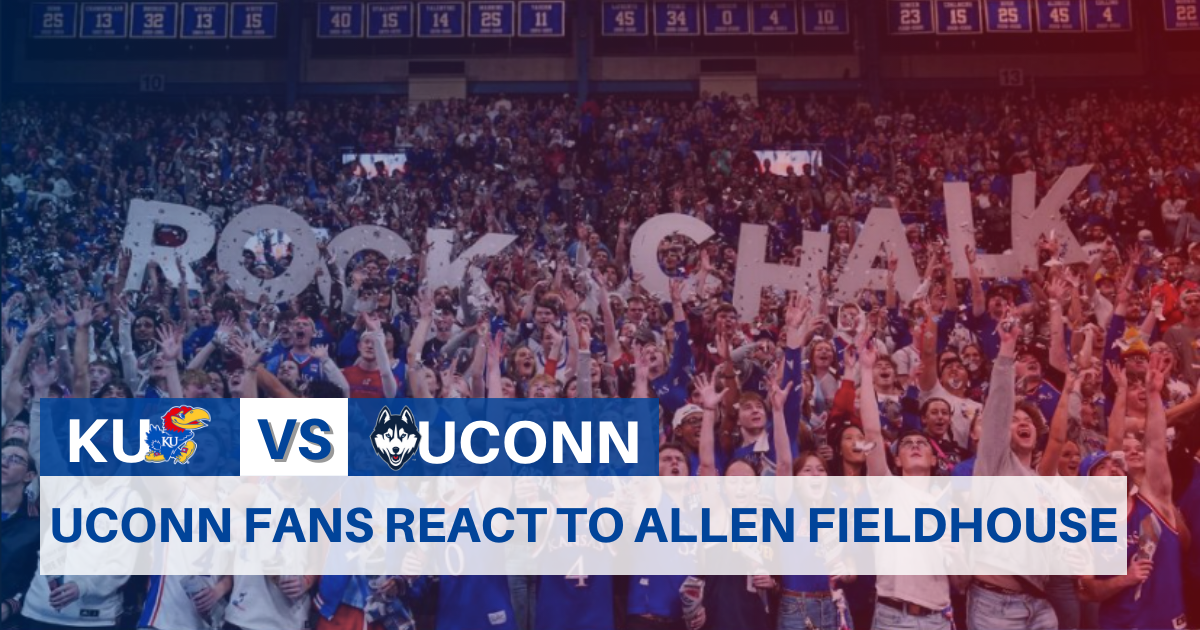 UConn Fans React to Allen Fieldhouse 👏