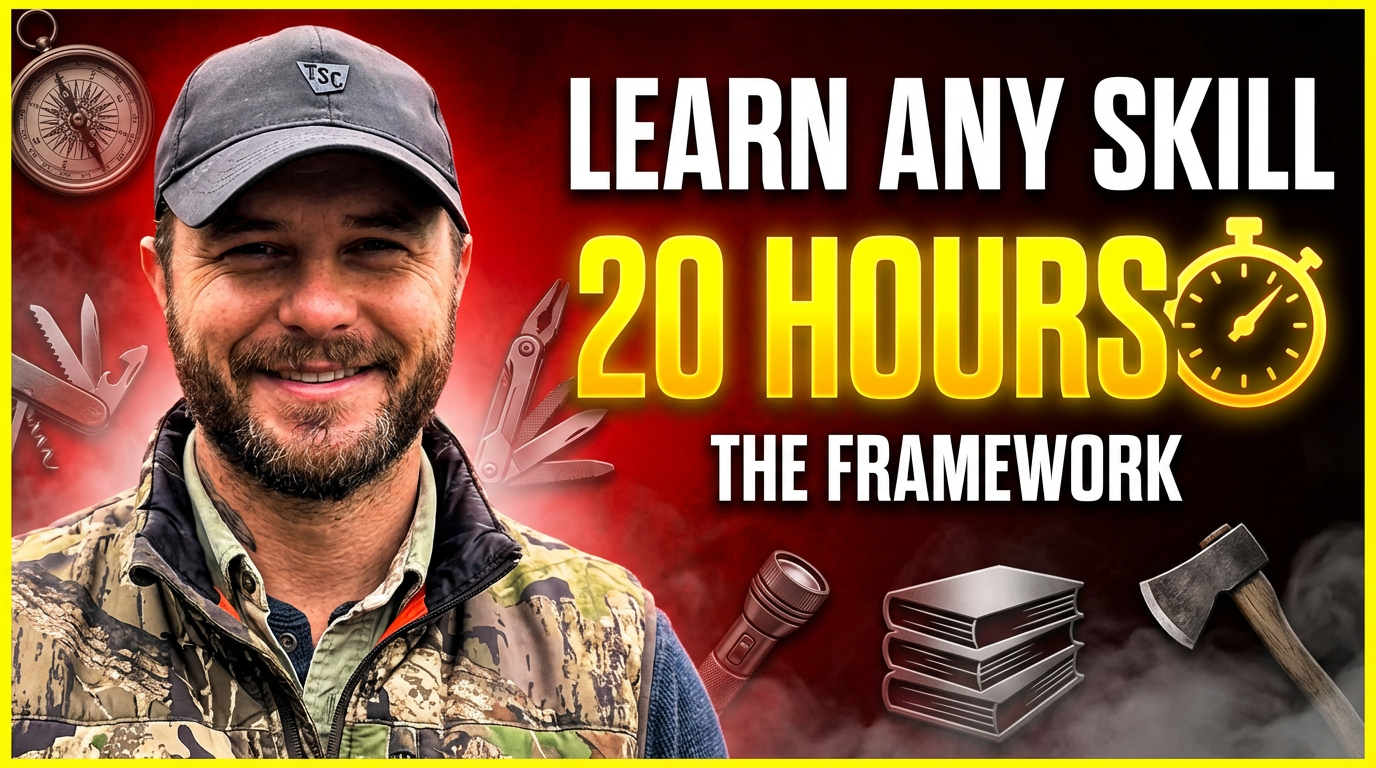 Prepping 101: How to Learn Any Skill in 20 Hours (The Framework)