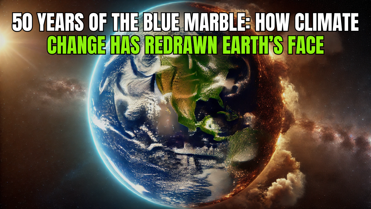 🌱 50 Years of the Blue Marble: How Climate Change Has Redrawn Earth’s ...