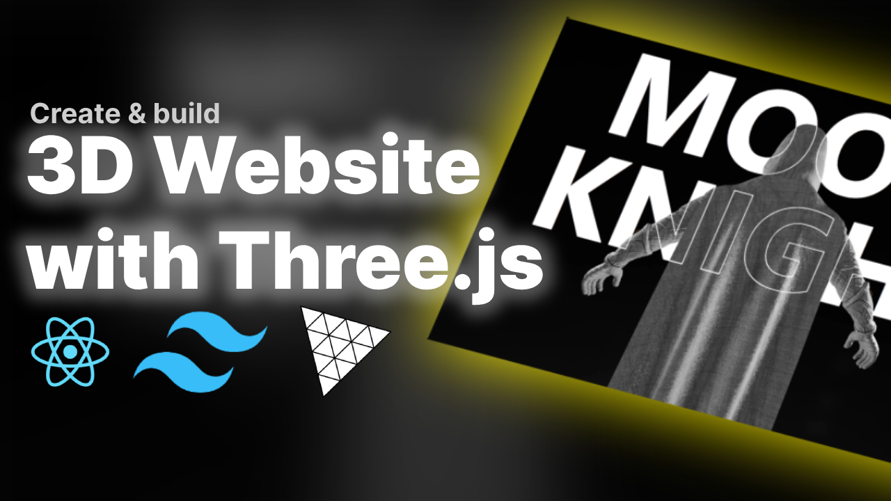 Create a 3D MOON KNIGHT Landing Page using React, Three.js & Framer Motion [Source Code]