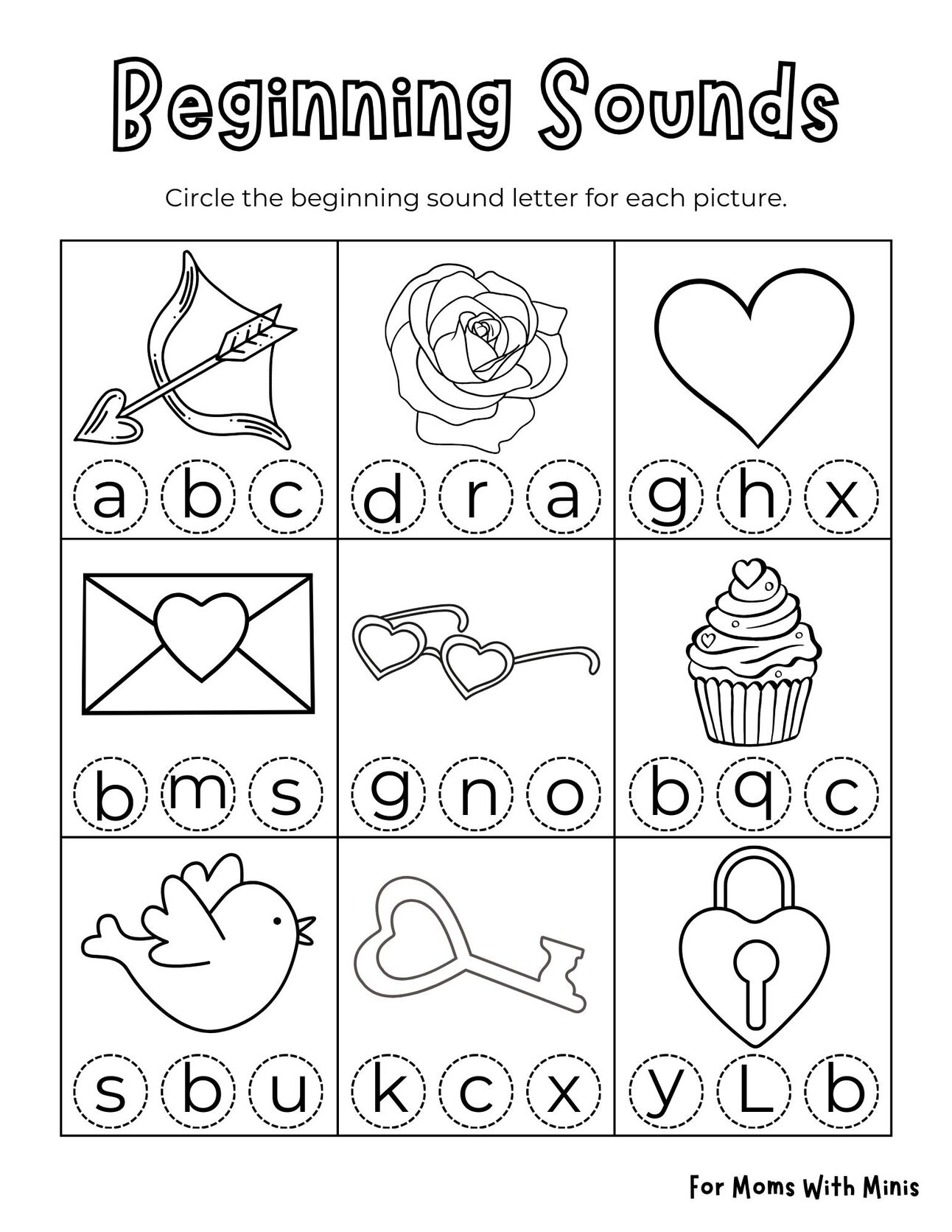 🌹 Valentine's Day Beginning Sounds