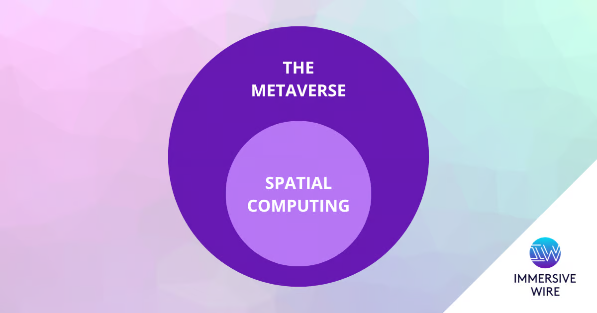 Spatial computing may form a sub-set of the metaverse