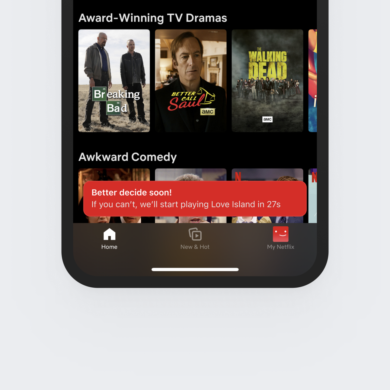 Netflix auto-select feature