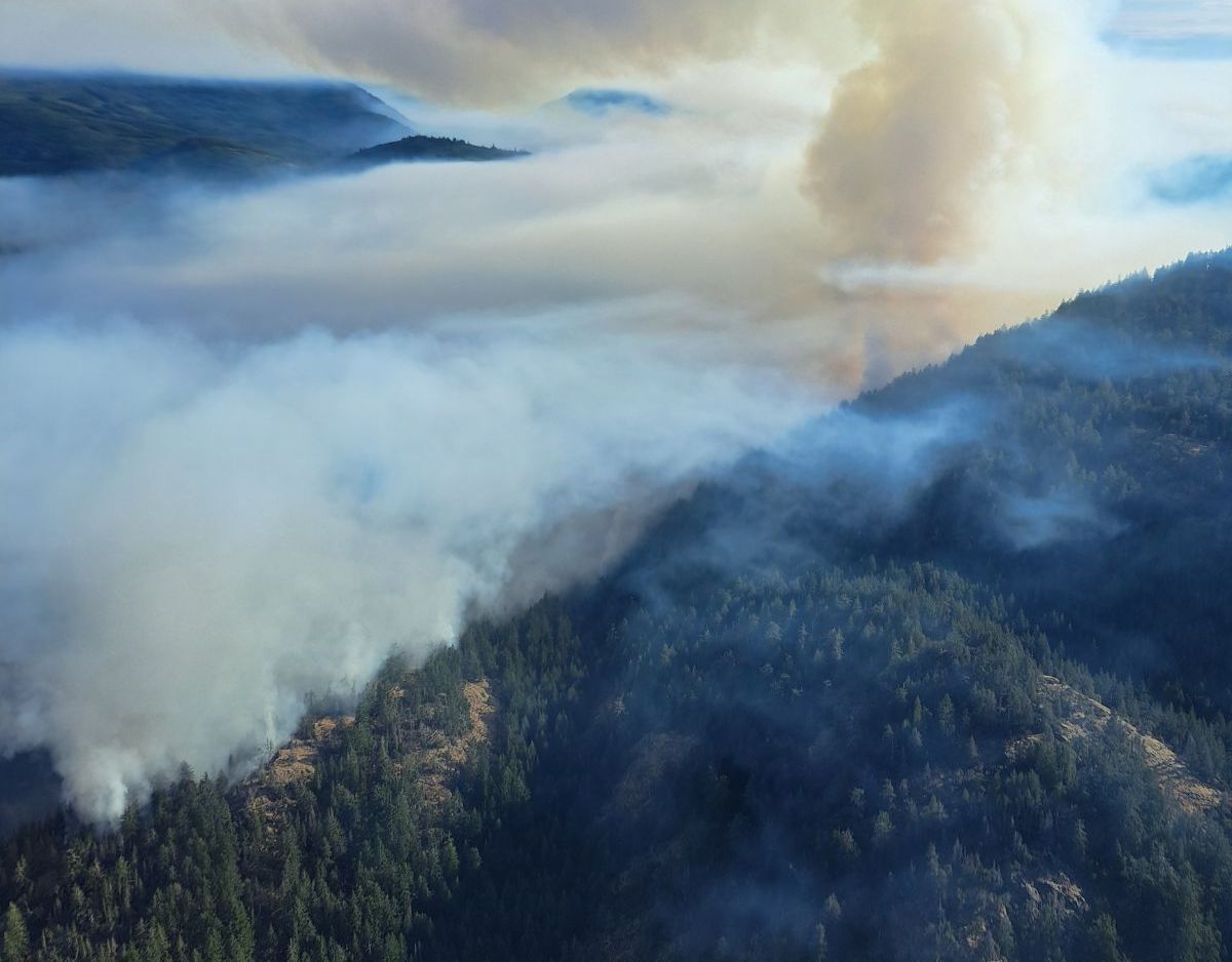 July 24 - Sooke wildfire still burning out of control