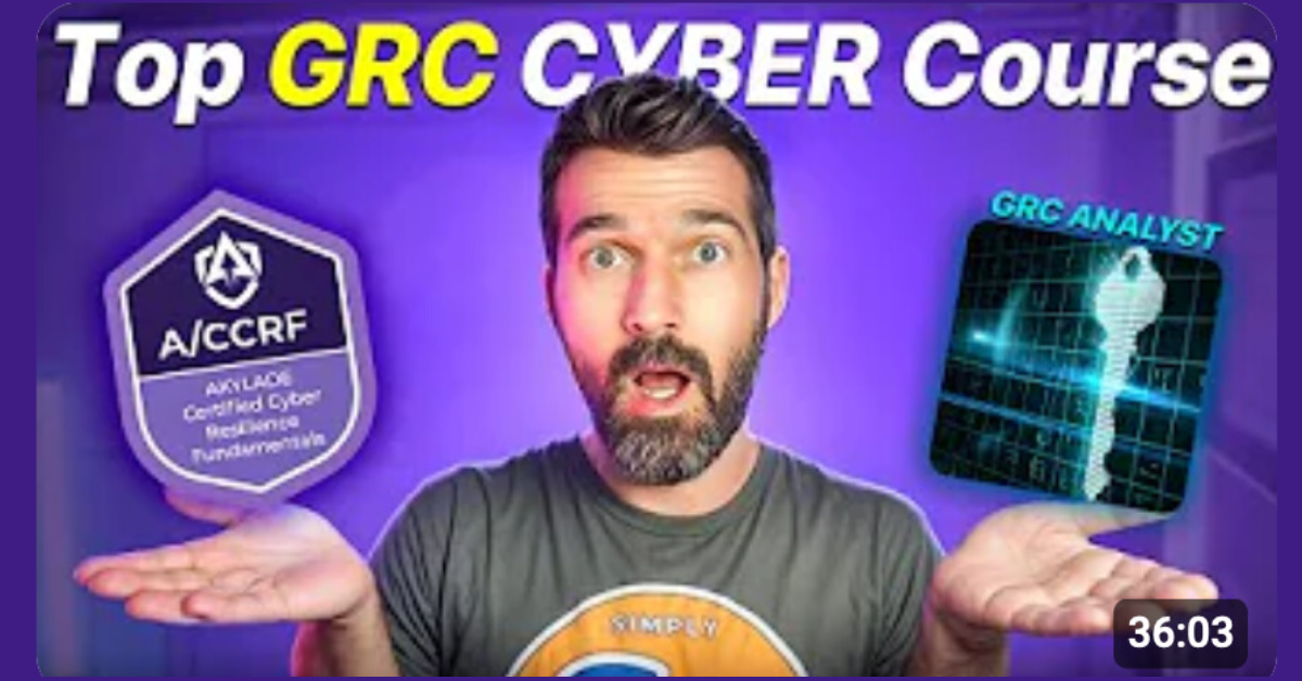 Comparison: GRC Masterclass and Cyber Resilience with NIST CSF 2.0