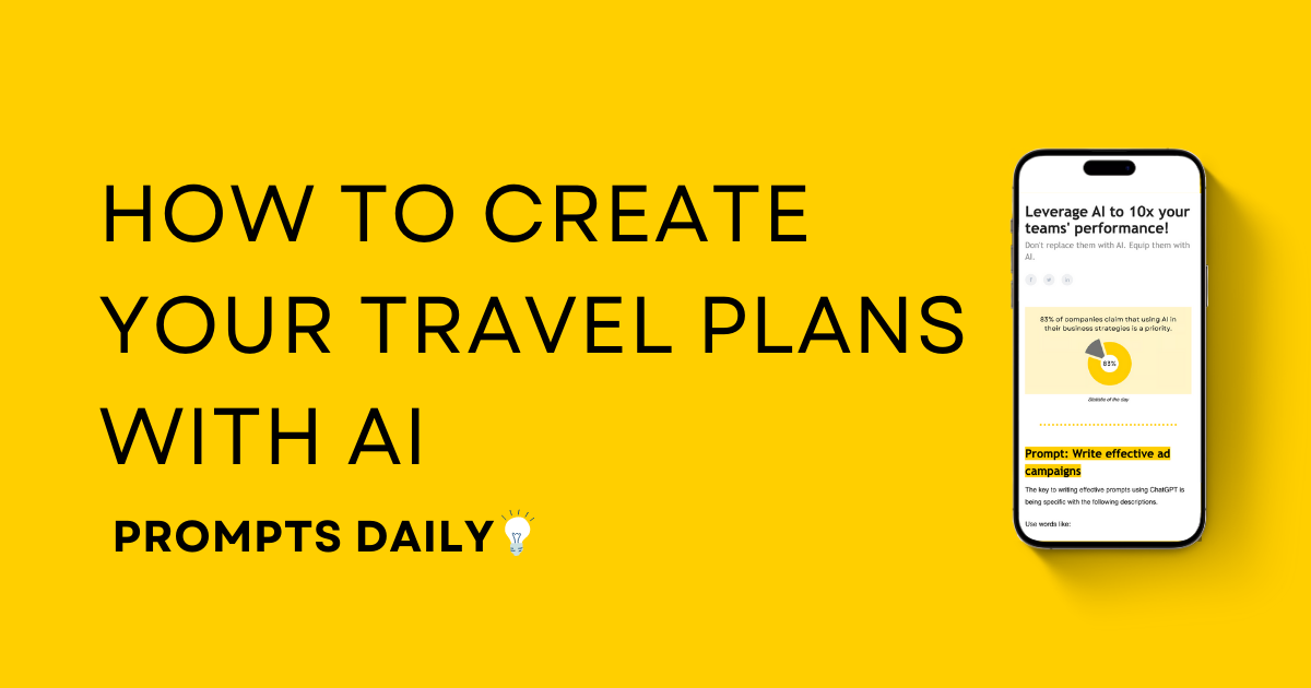 How to Personalize Your Travel Plans with AI