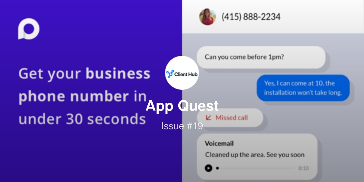 App Quest - Issue #19
