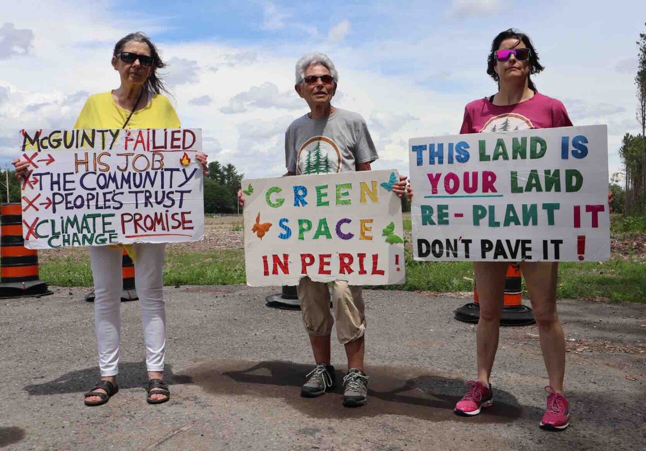 What was lost when the Hunt Club Forest was felled